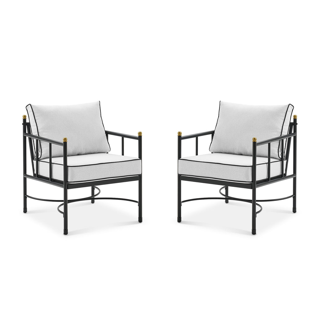 Odelia Outdoor Armchair (Set of 2) | Mopio