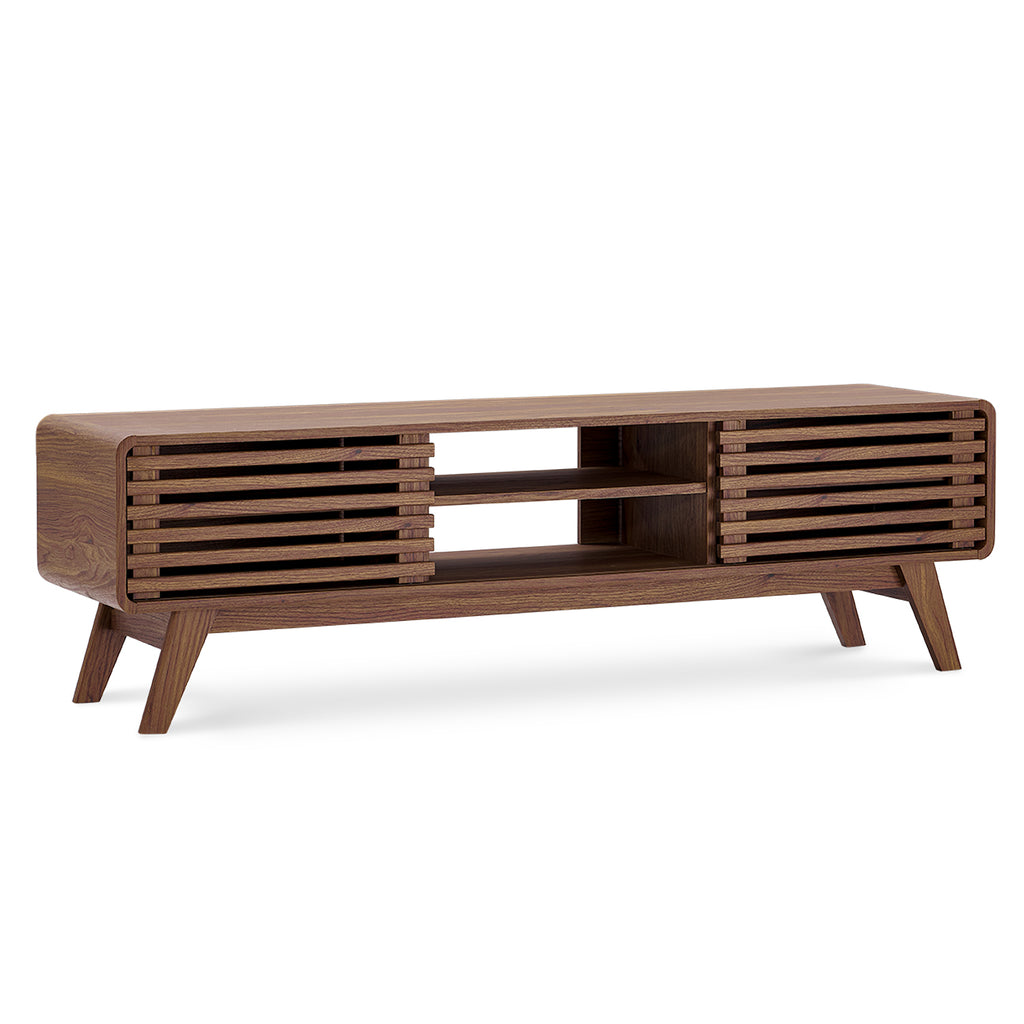 Ensley 59" TV Stand, Walnut – Mopio